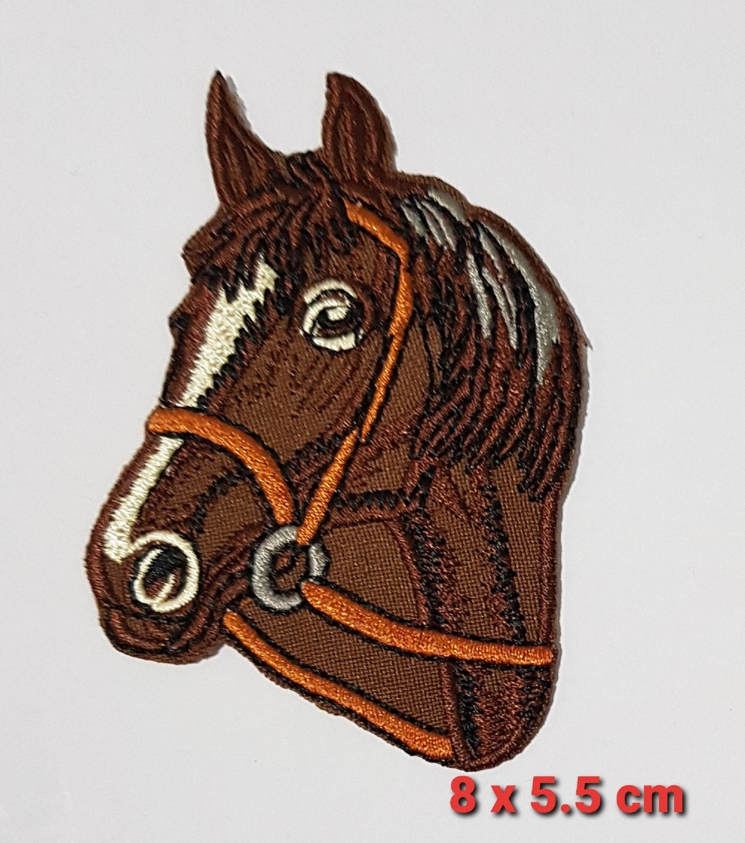 Horseshoe Patch Iron / Sew on Clothes Jacket Pony Horse Riding ...