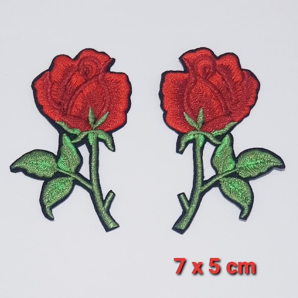 Rose Patch Iron On - Etsy