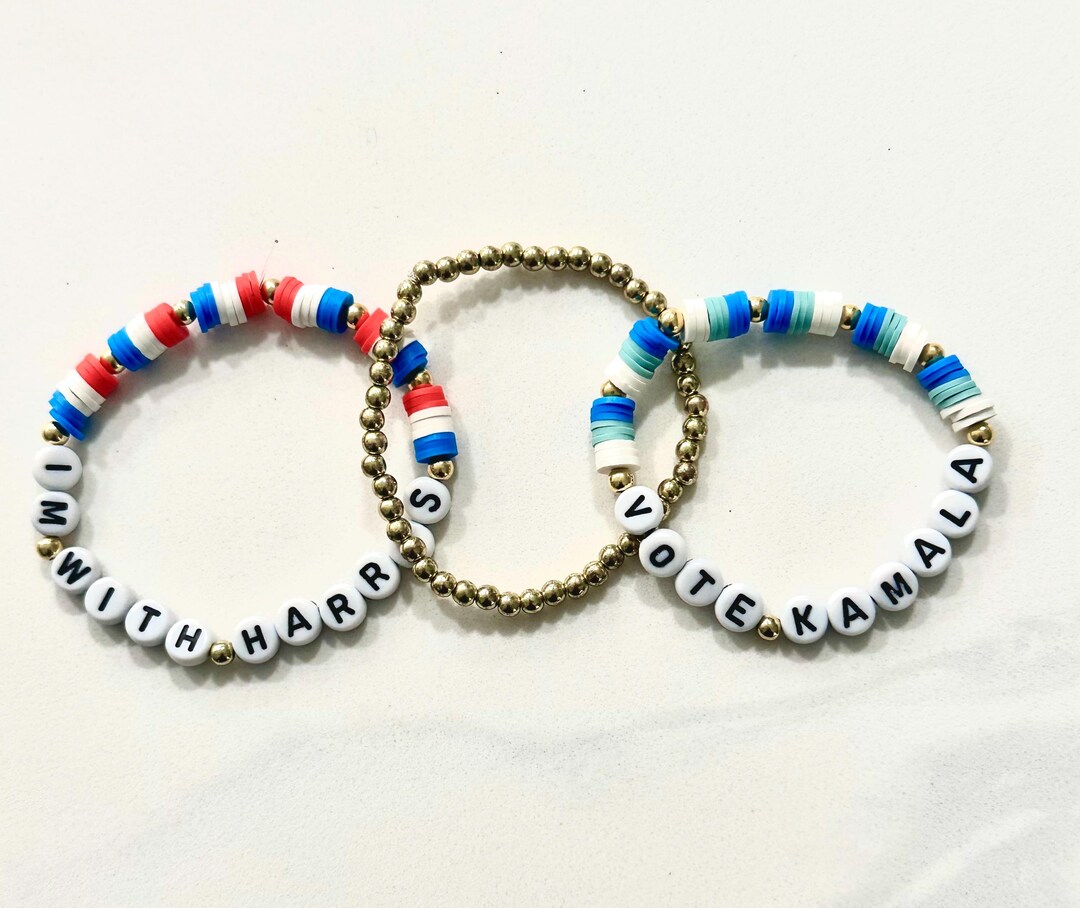 Harris 2024 Bracelet / President Biden 2024 / Team Harris Bracelets ...