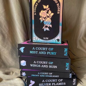 ACOTAR Series Custom Rebind With Painted Fore Edges - Etsy