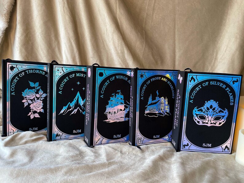 ACOTAR Series Custom Rebind With Painted Fore Edges - Etsy