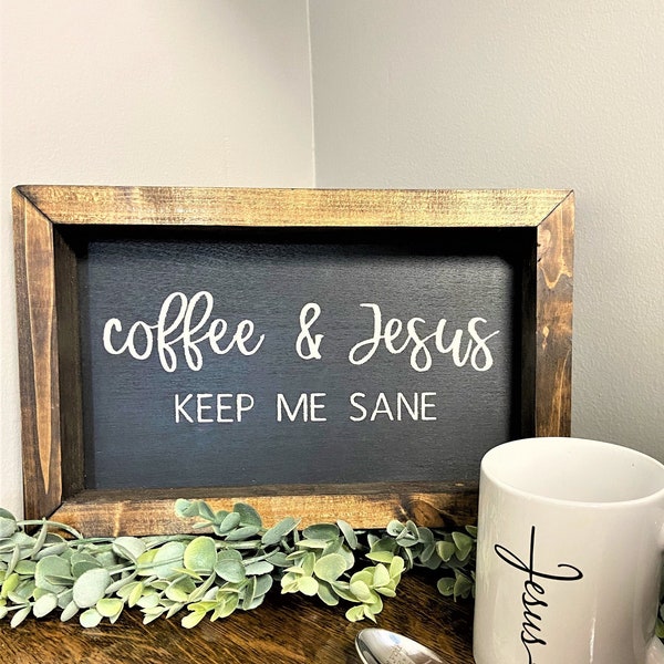 Coffee Wood Sign - Etsy