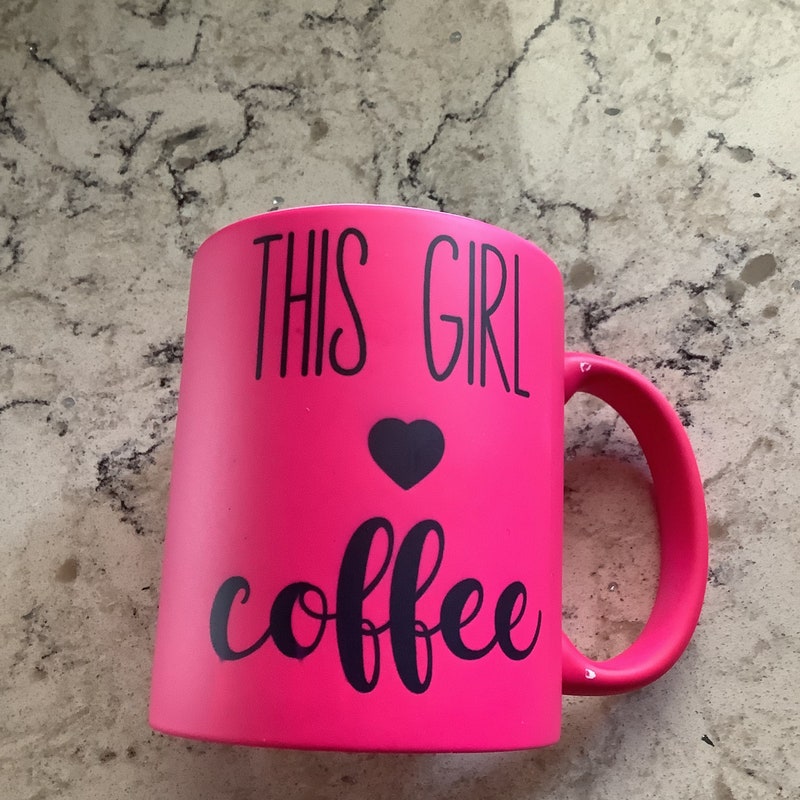 Pink Coffee Mug - Etsy