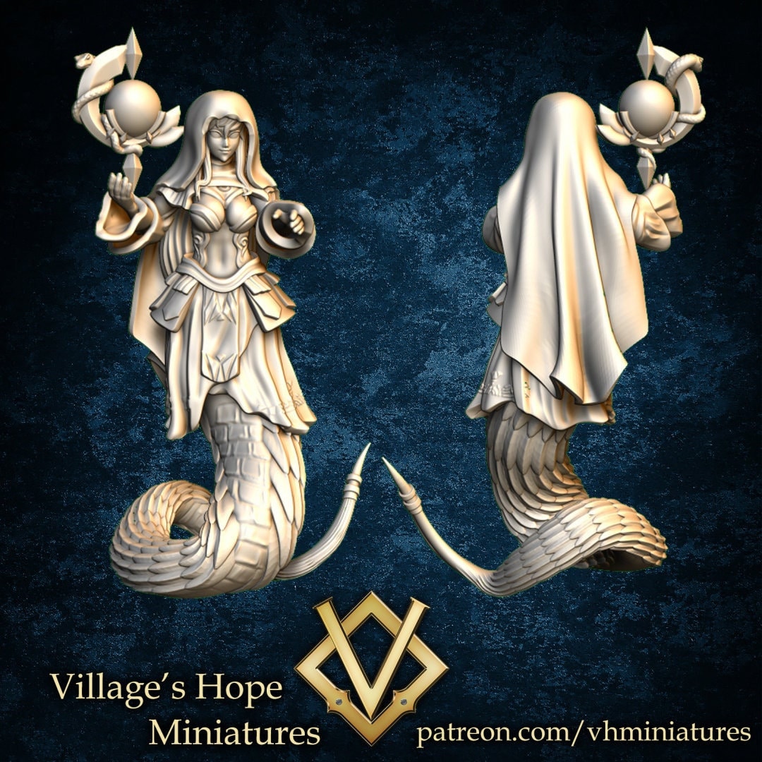 Lamia Astrologer by Village's Hope 12K Hi-res Resin Tabletop Figurine ...