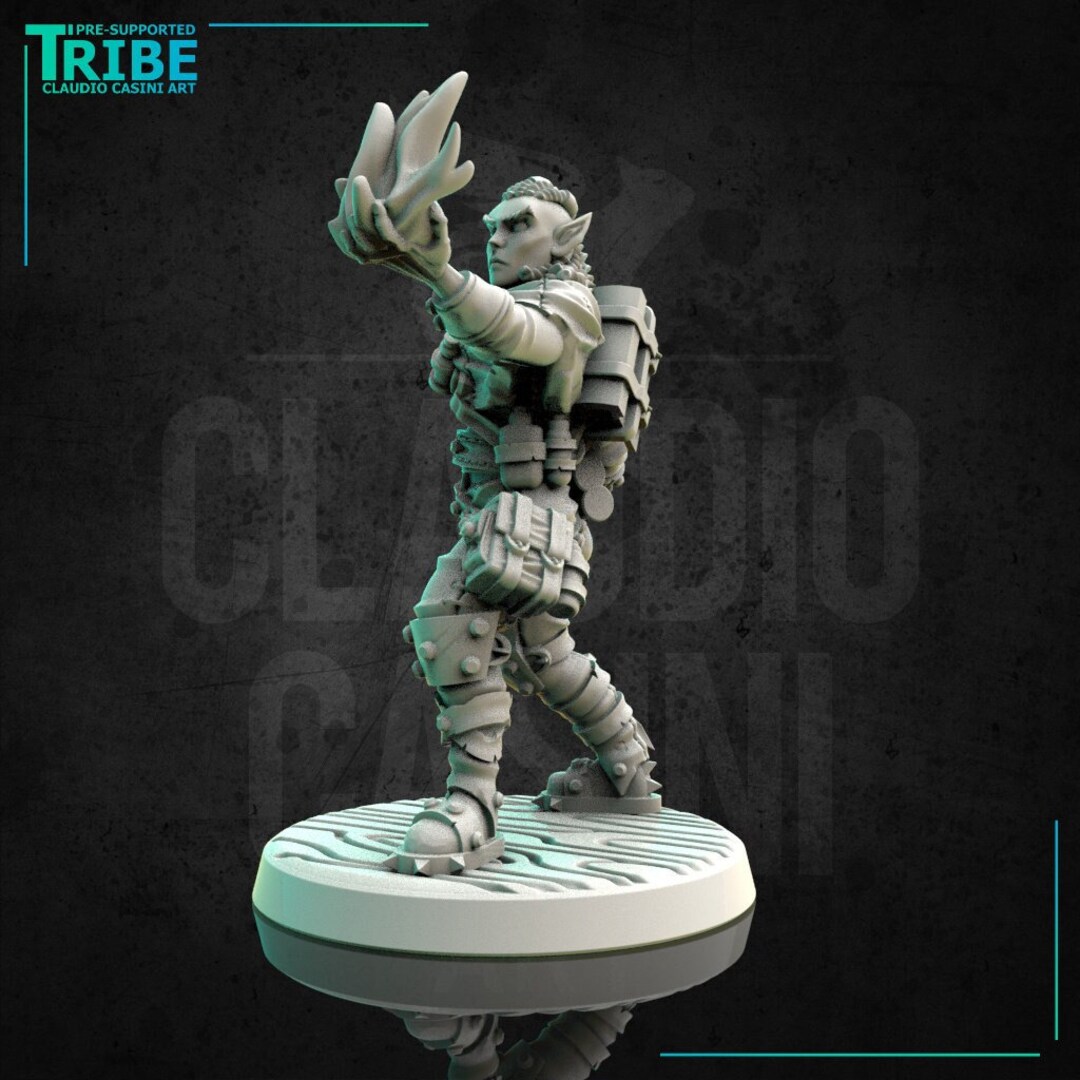 Elven Alchemist by Claudio Casini 12K Hi-res Resin Tabletop Miniature ...