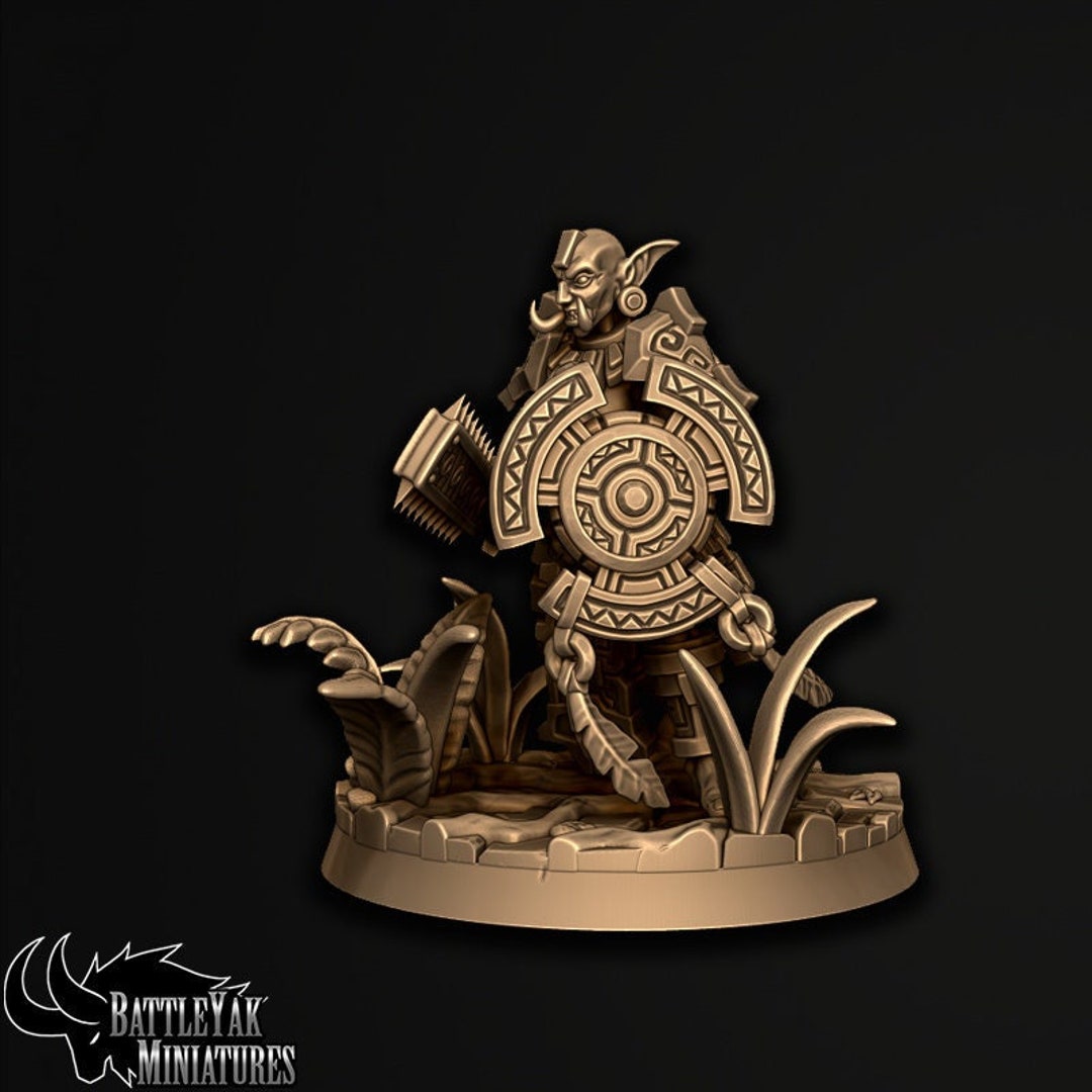 Thronesworn Trollkin Female C by Battleyak Miniatures - Etsy