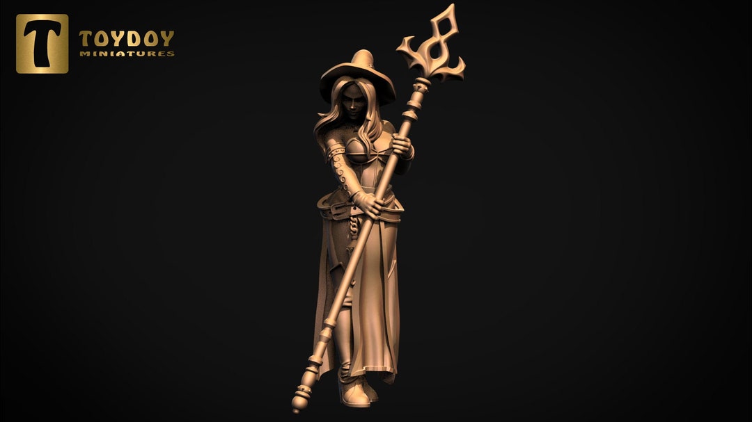 Olaya by Toydoy Miniatures 12K Hi-res Resin Tabletop Miniature for Dnd ...