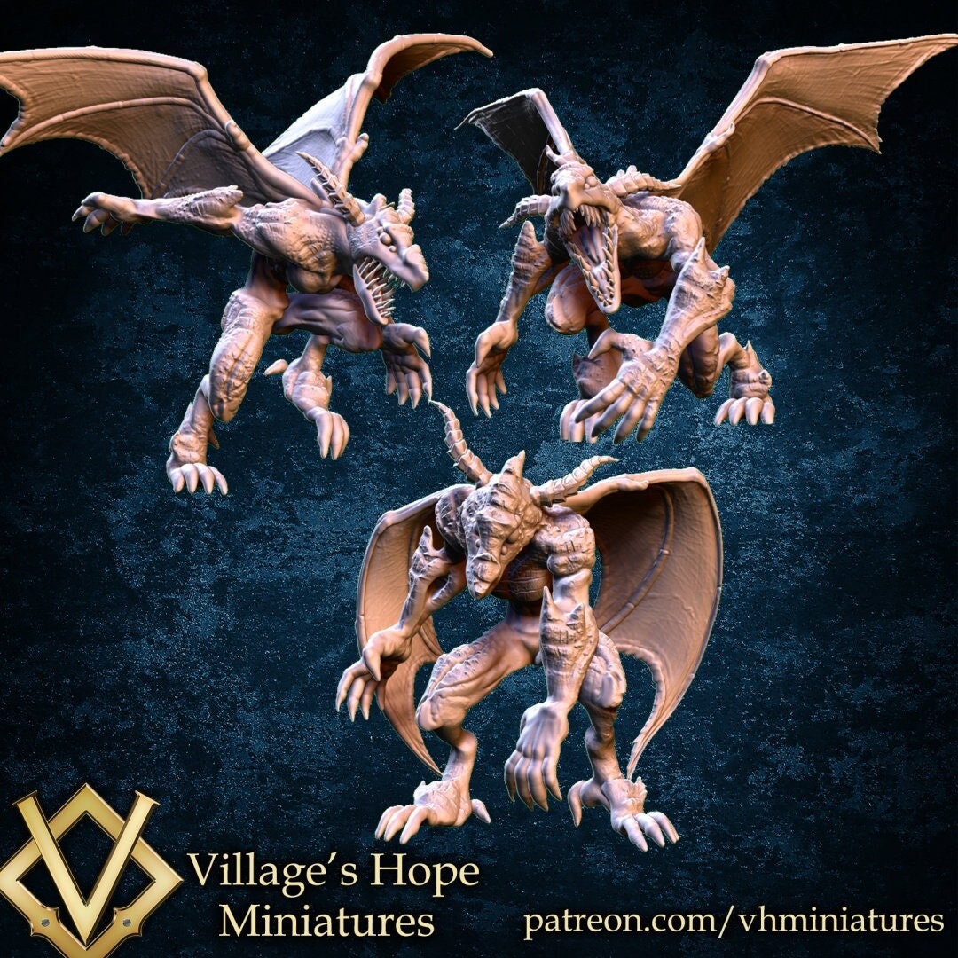 Maw Demons by Village's Hope 12K Hi-res Resin Tabletop Figurine ...