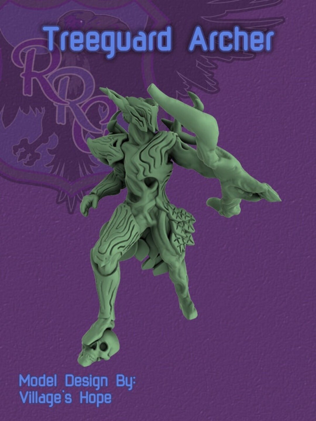 Dryad Archer by Village's Hope 12K Hi-res Resin Tabletop Miniature for ...