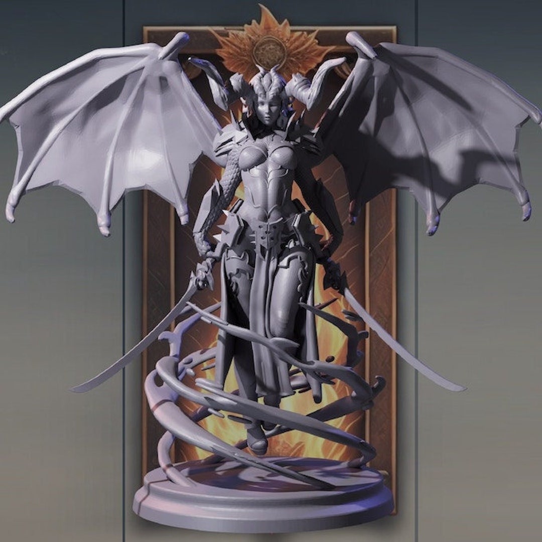 Lilith by the Last Sword 12K Hi-res Resin Tabletop Miniature for Dnd ...