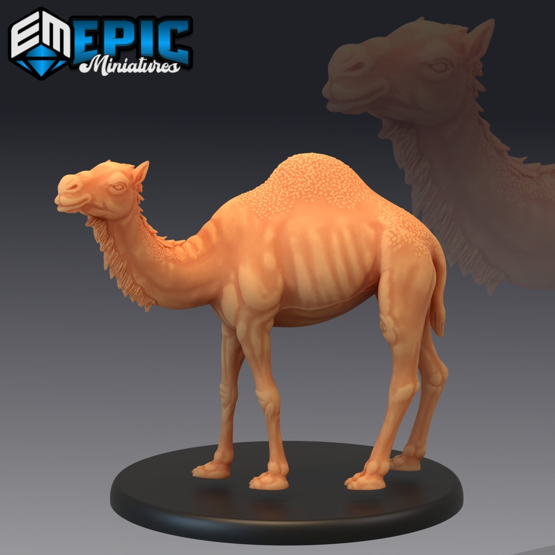 Wild Camel by Epic Miniatures 12K Hi-res Resin Tabletop Figurine ...