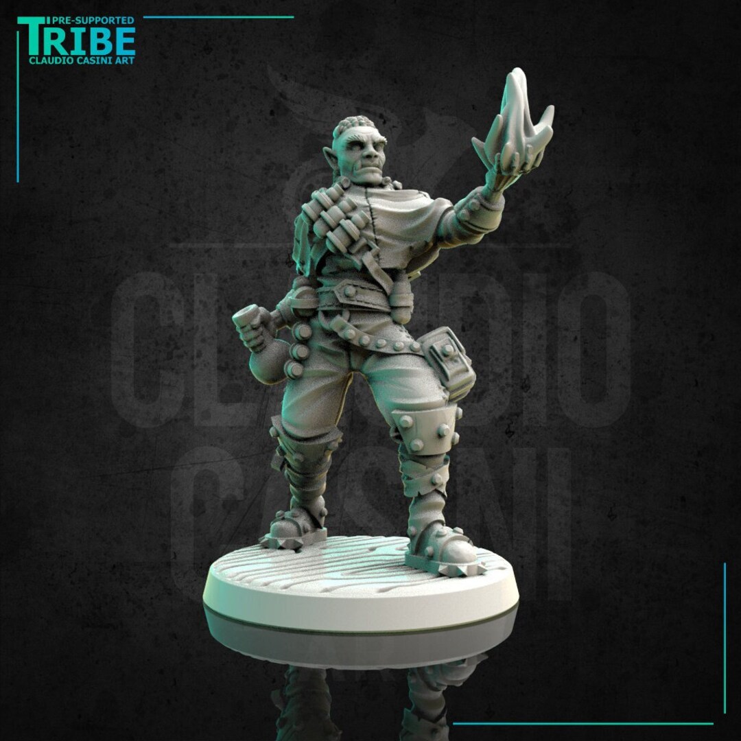 Orc Alchemist by Claudio Casini 12K Hi-res Resin Tabletop Miniature for ...