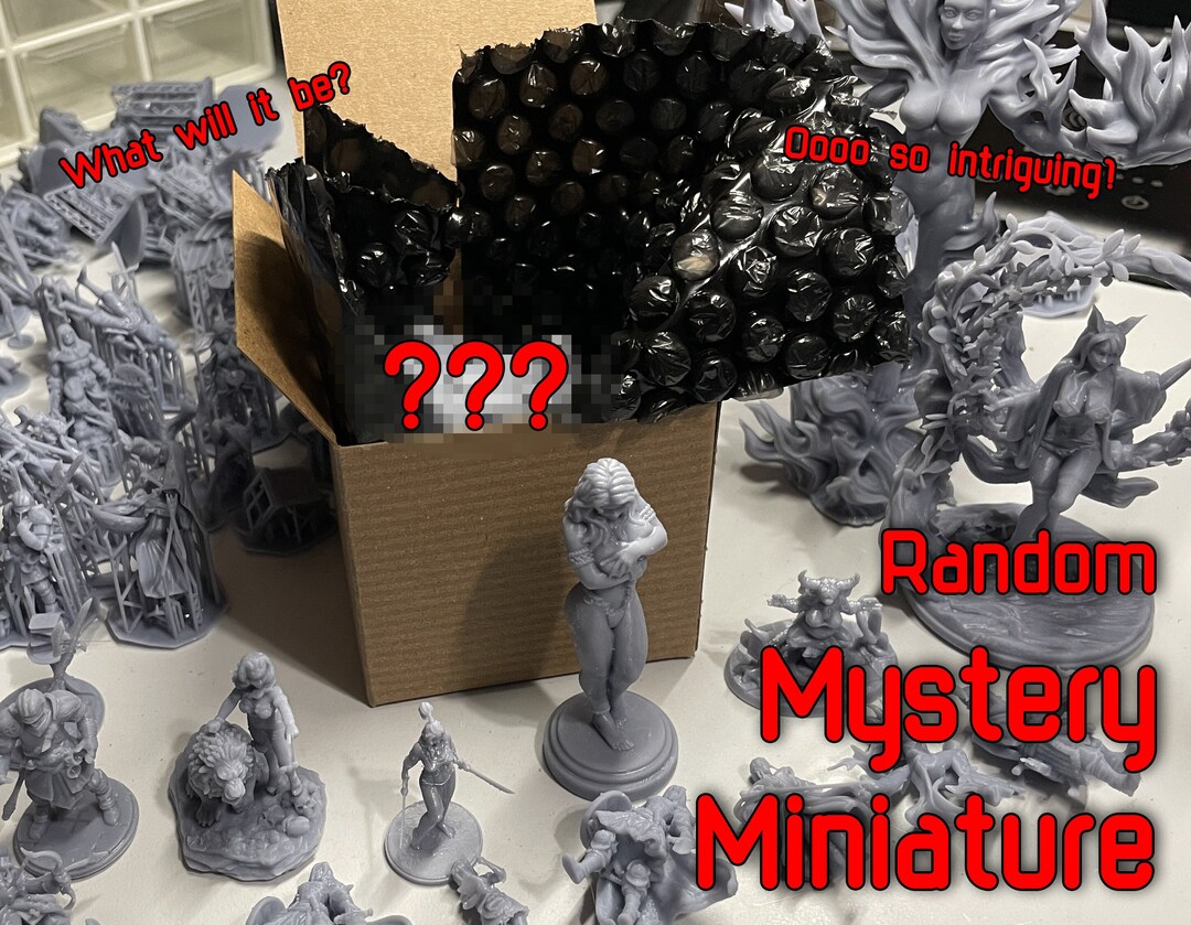 Random Mystery Miniature Overstock Grab Bag Hi-res Resin Tabletop ...