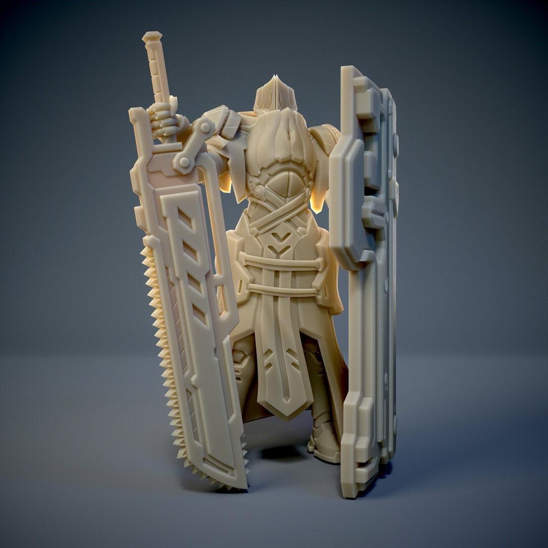 Saints Tactical Deployment Defender A by Mad's Minis 12K Hi-res Resin ...