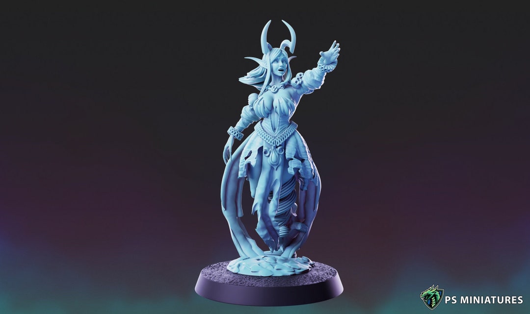 Elf Banshee D by PS Figurine/miniatures 12K Resin Tabletop Miniature ...