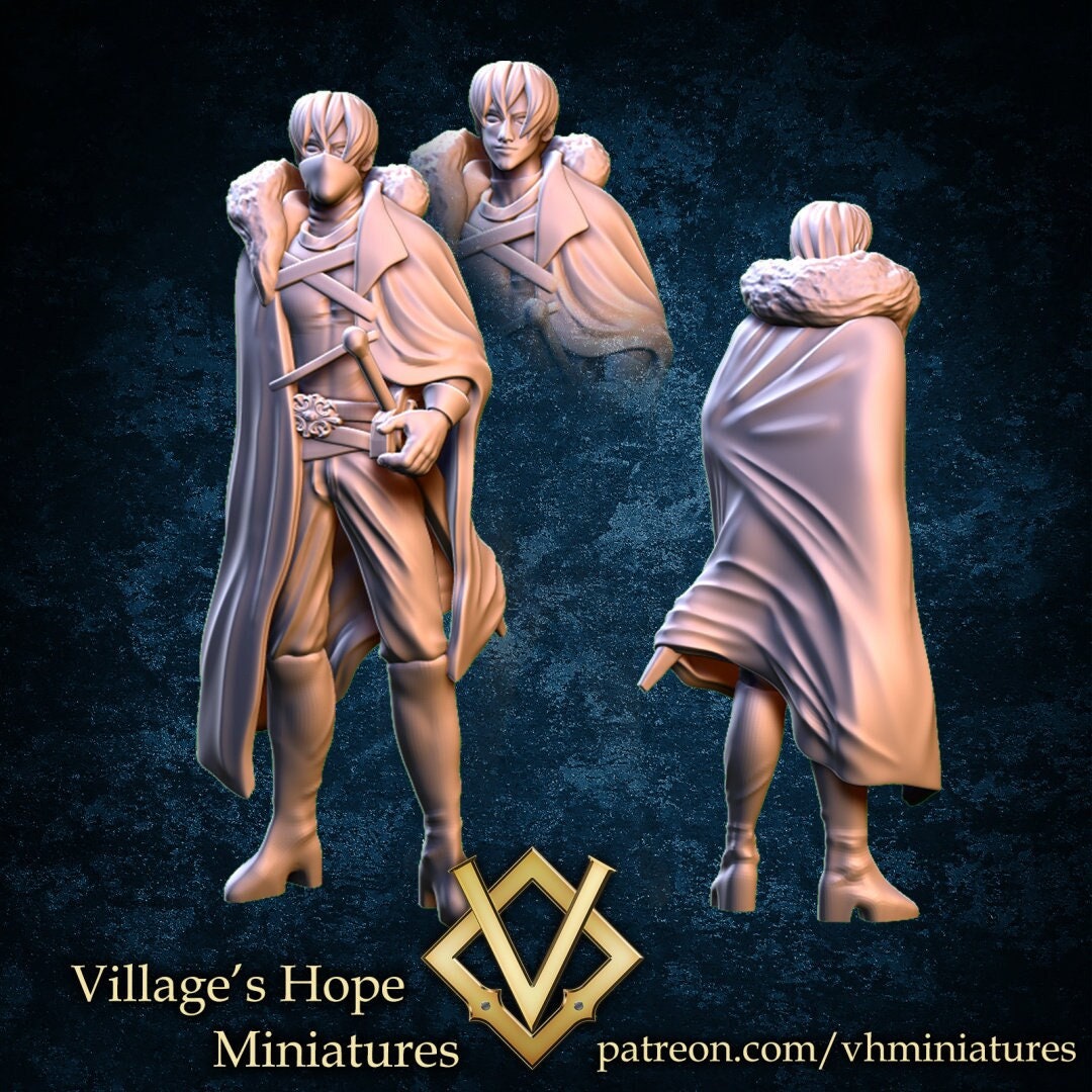 Masked Knight by Village's Hope 12K Hi-res Resin Tabletop Figurine ...