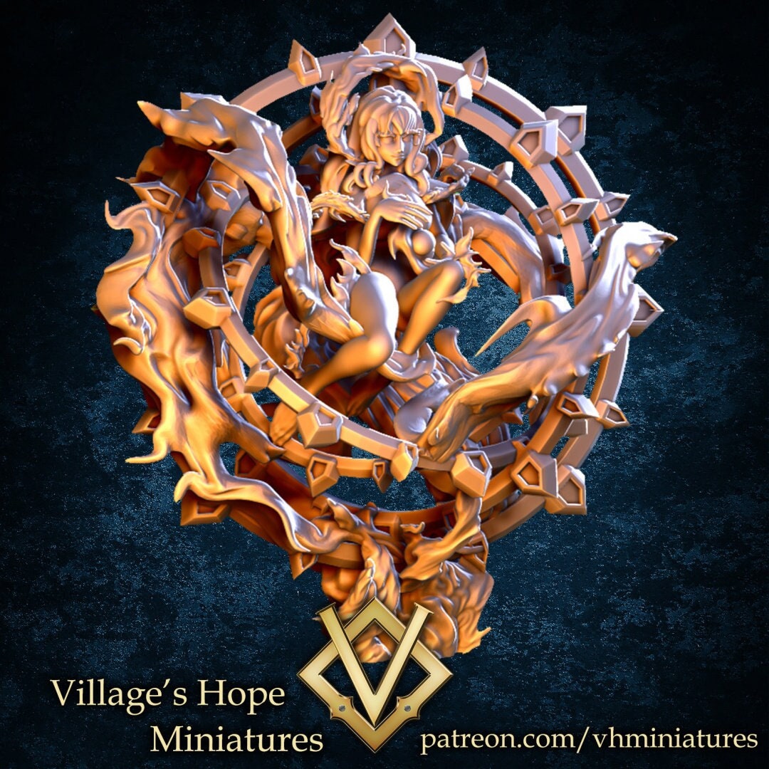 Avatar of the Sun Goddess by Village's Hope 12K Hi-res Resin Tabletop ...