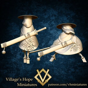 Odachi Girl With Fox Mask by Village's Hope 12K Hi-res Resin Tabletop ...