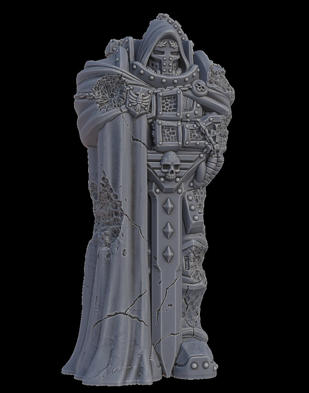 Grimdark Knight Statue by Astland 3D Studios 12K Hi-res Resin Tabletop ...