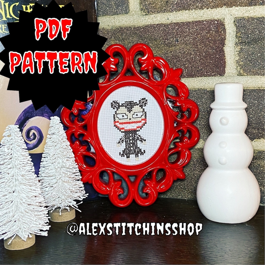Scary Teddy the Nightmare Before Christmas PDF Instant Download PATTERN ...