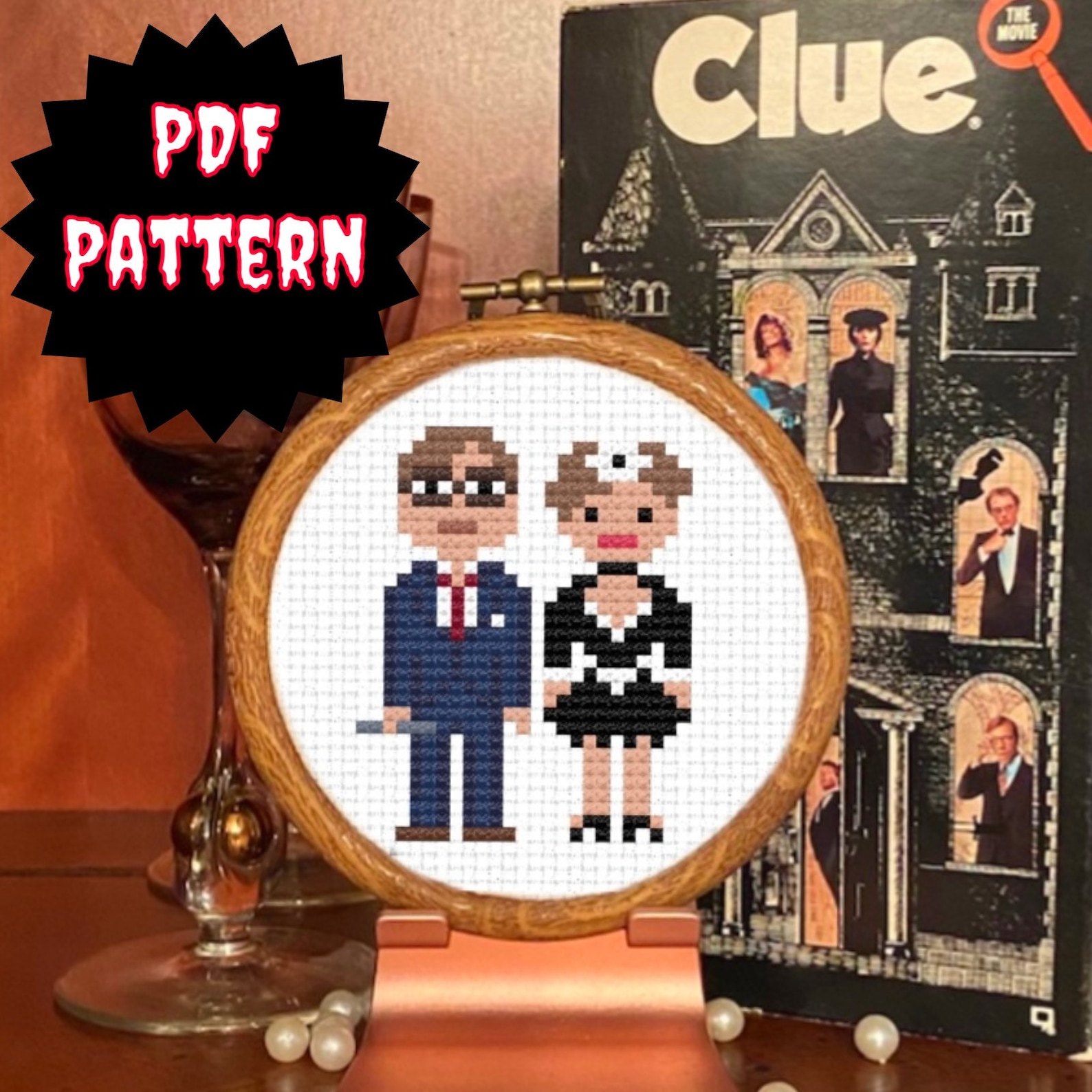 Clue - the Complete Set - 3" PDF Cross Stitch Patterns - Etsy