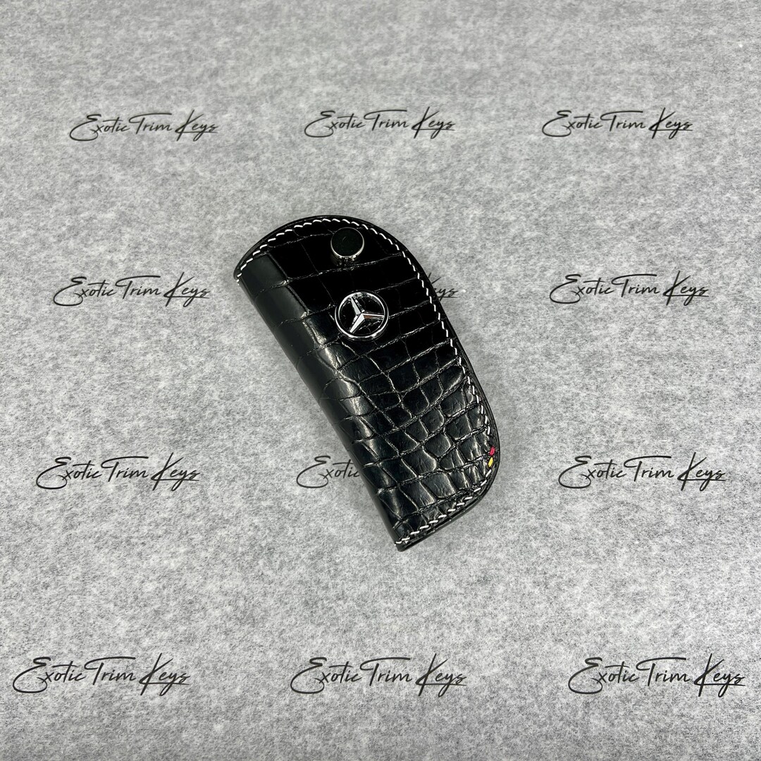 In Stock: Glossy Black Crocodile "keyed Ignition" Key Cover for ...