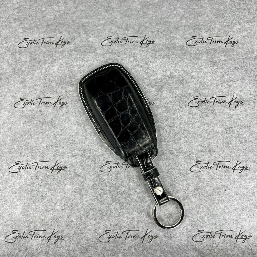 In Stock: Glossy Black Crocodile Key Cover for Mercedes - Etsy