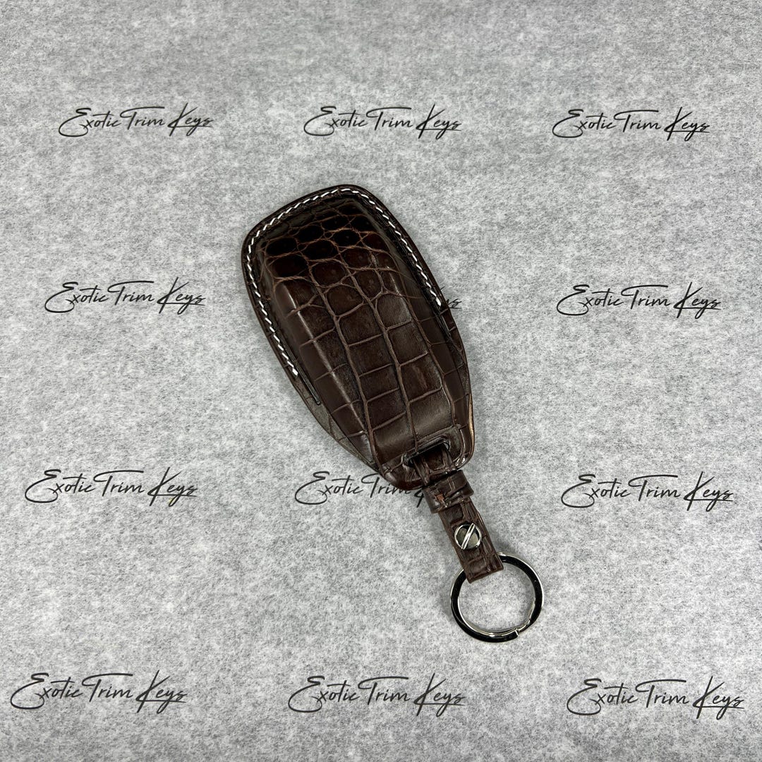 In Stock: Dark Brown Crocodile Key Cover for Mercedes - Etsy