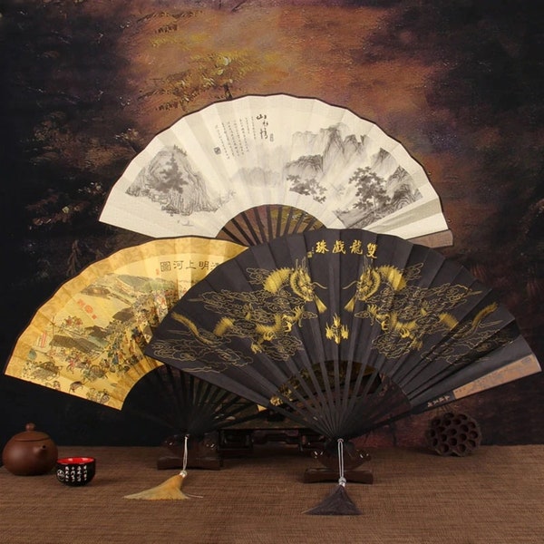 Large Japanese Fan - Etsy