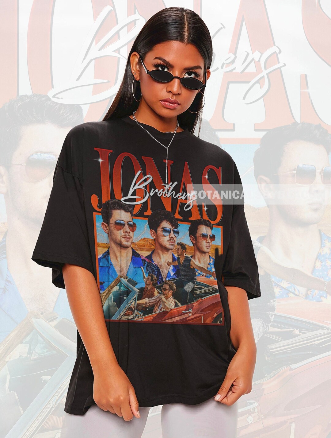 JO.NAS BROTHER Vintage Shirt Joe Jo.nas Homage Tshirt Joe - Etsy UK