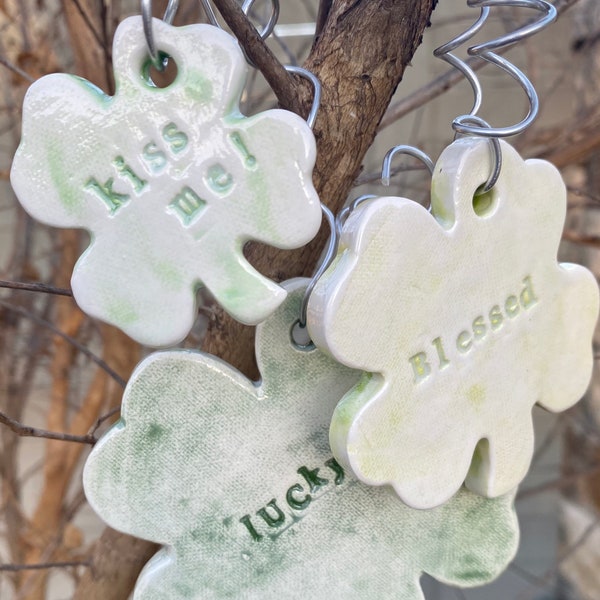 Shamrock Ornaments - Etsy