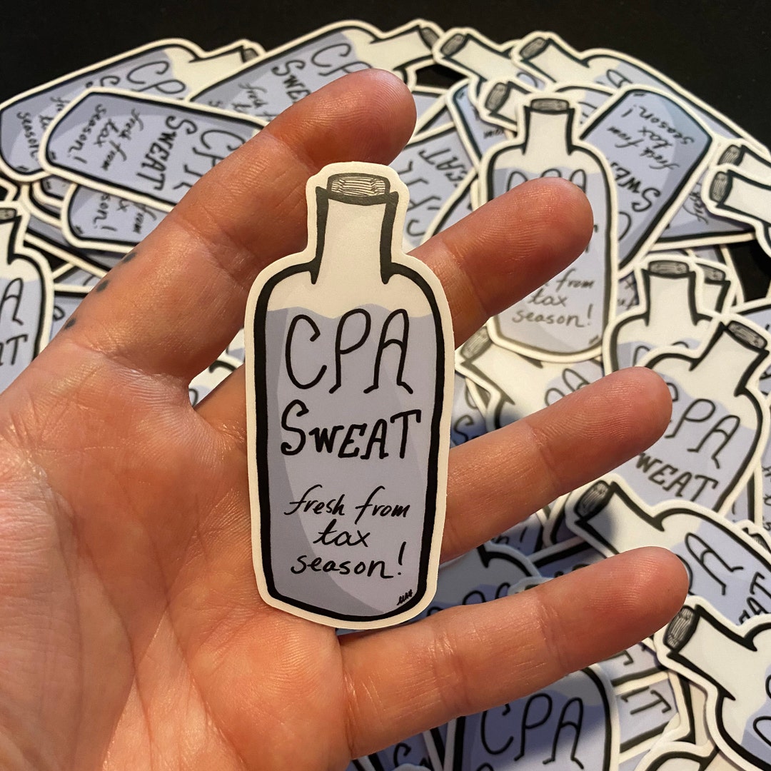 CPA Tax Season Stickers - Etsy