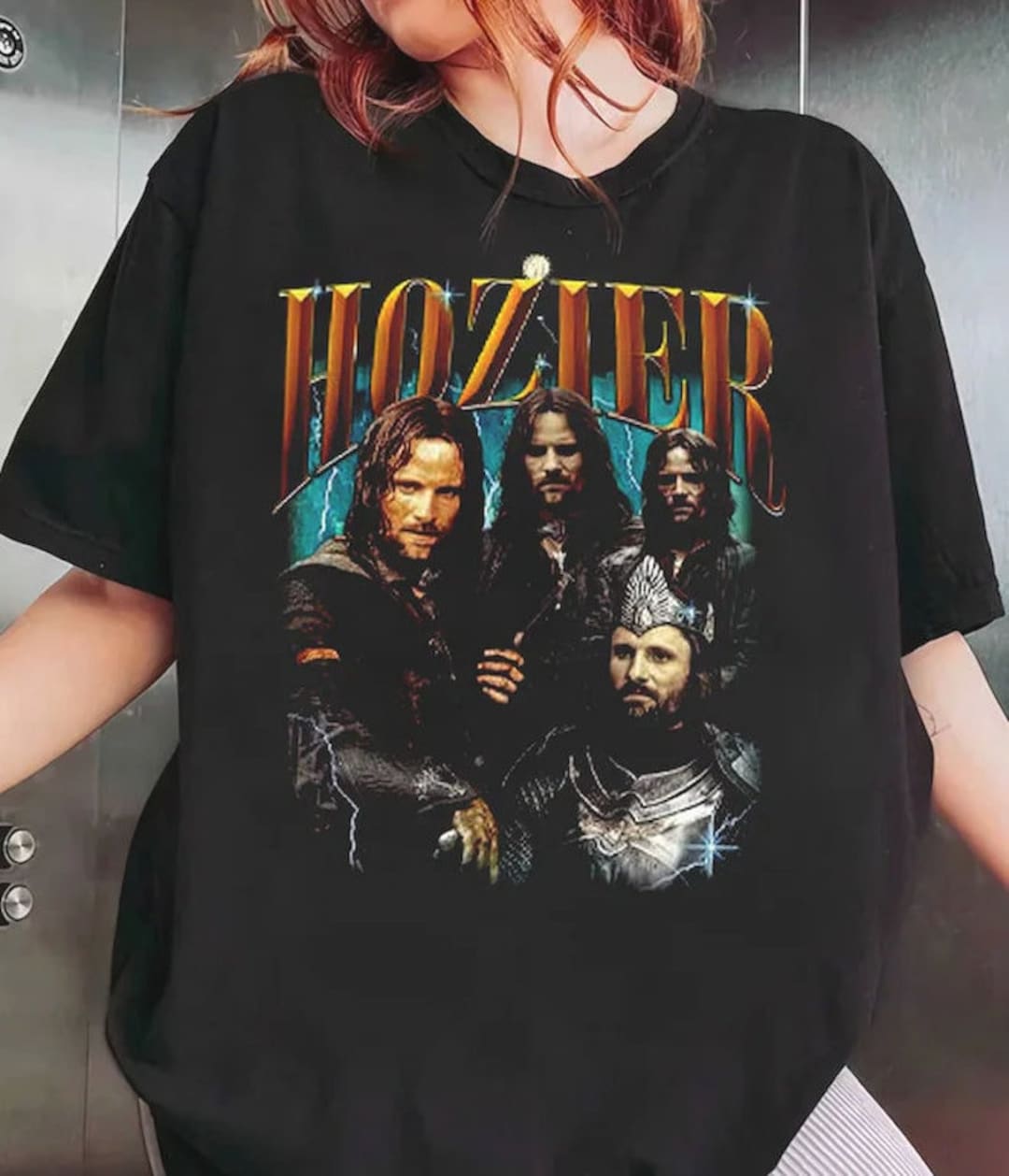 Hozier Shirt, Lord of the Rings Hozier Aragon Shirt, Hozier Funny Shirt ...