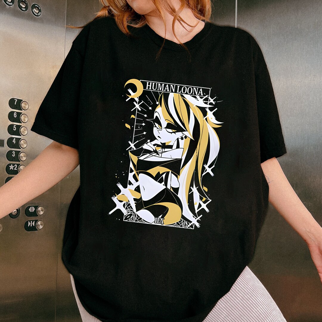 Human Loona Shirt, Helluva Boss, Cute Hazbin Hotel Characters, Hazbin ...