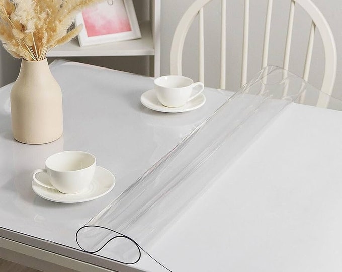1.8mm Thick Placemat/ Crystal Clear or Transparent Scrub Table ...