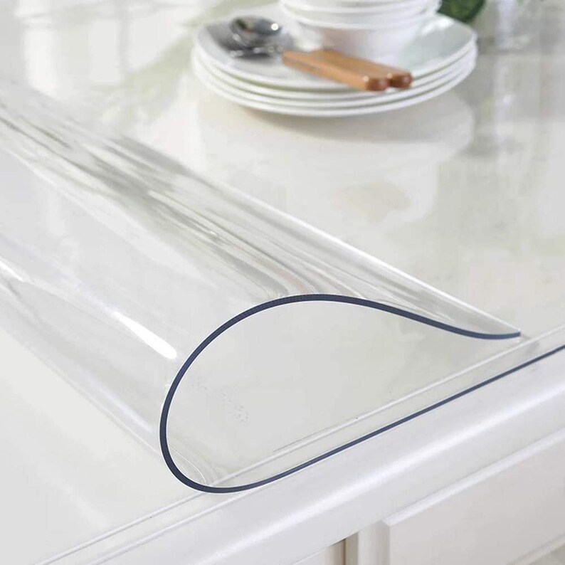 Custom Clear Table Protector, Water and Heat Resistant Table Protector ...