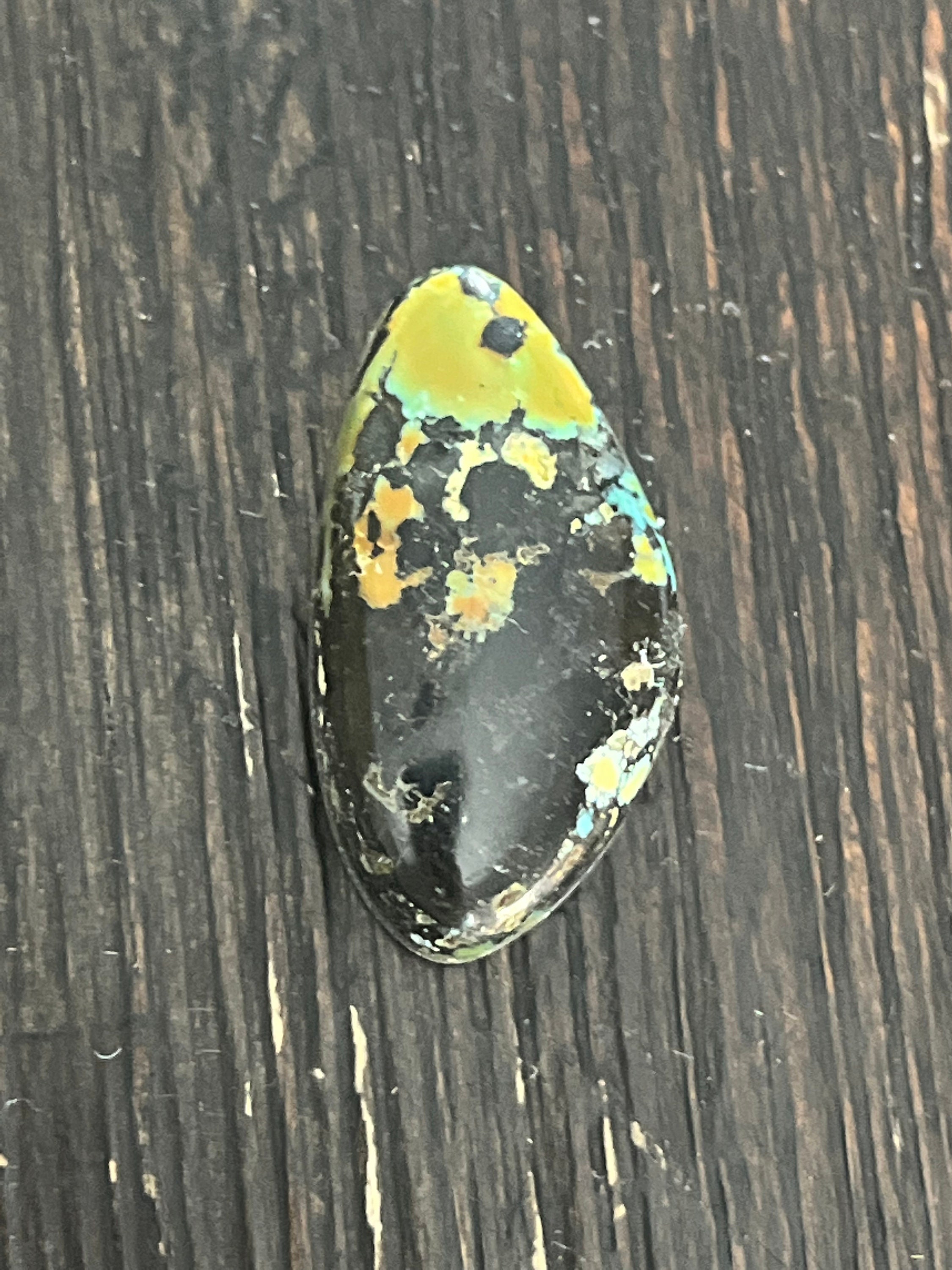 Turquoise Black Hill’s Mine Cabochon 15 Cts Tonopah, Nevada USA Mined ...