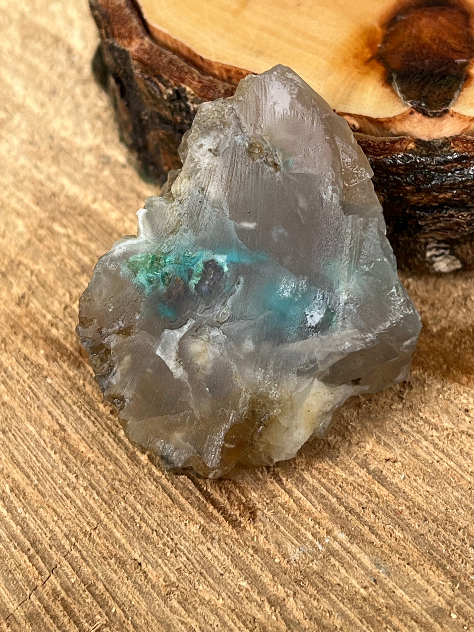 Confetti Chrysocolla, Aquadité , Natural Raw End Cut Slab, Cabber, 24. ...