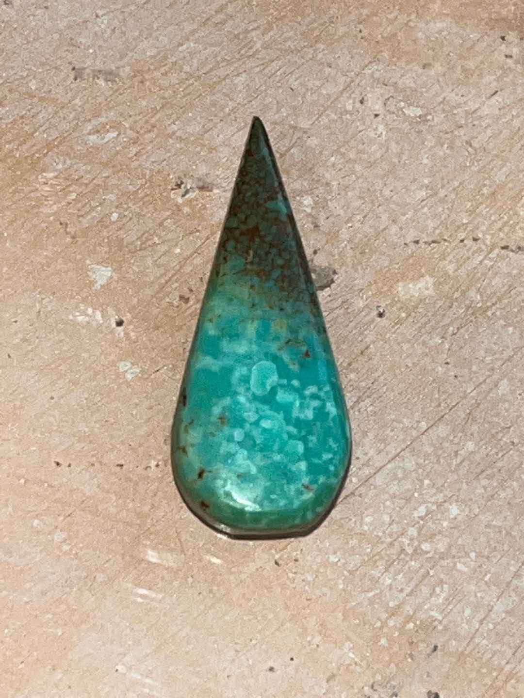 Turquoise Royston Mine, Tear Drop Pear Shaped Cut Cabochon 5.75 Ctw ...