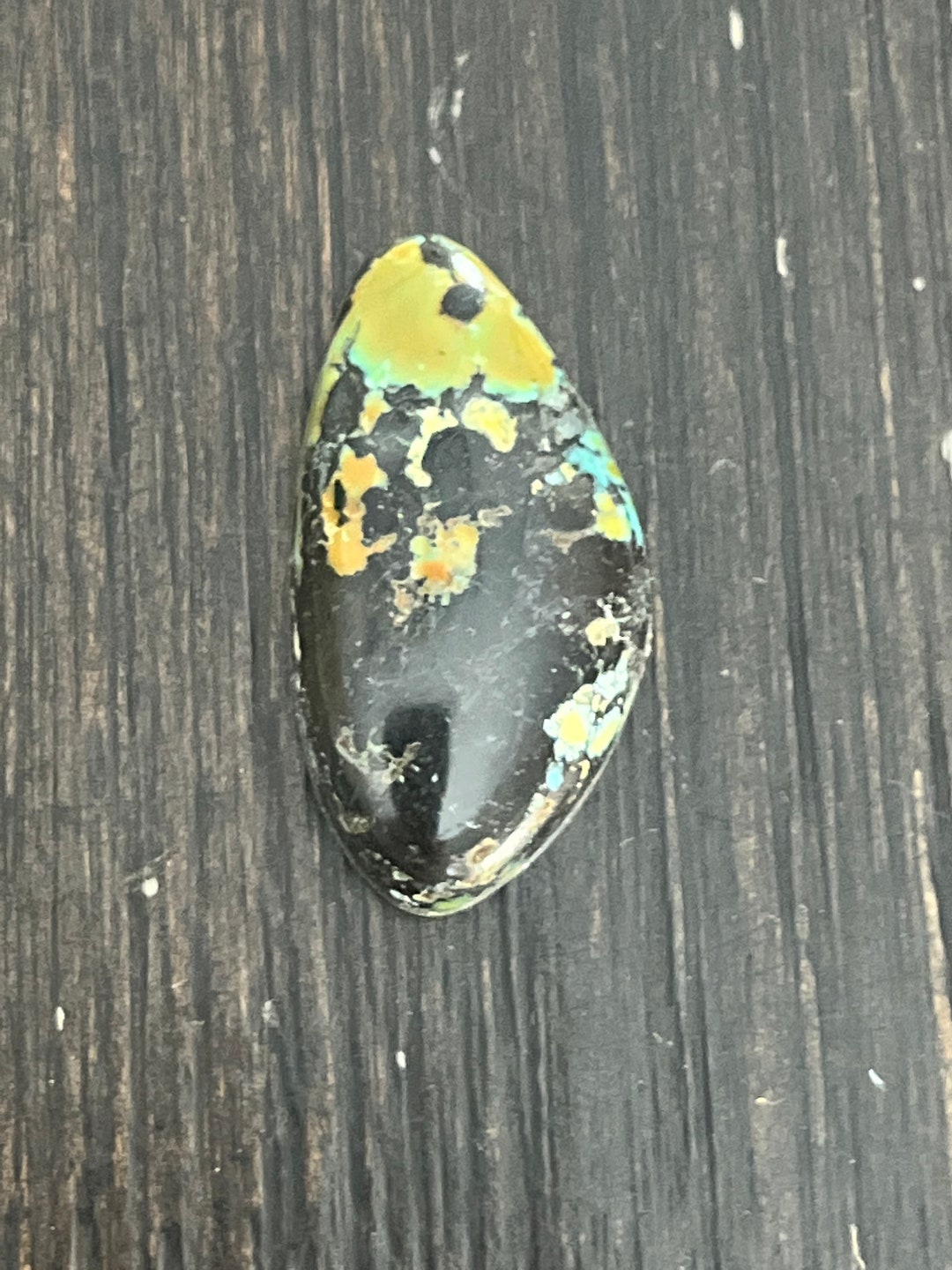 Turquoise Black Hill’s Mine Cabochon 15 Cts Tonopah, Nevada USA Mined ...