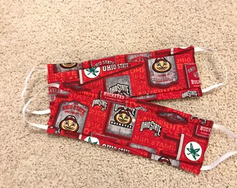 Ohio State Buckeyes Face Mask - Etsy