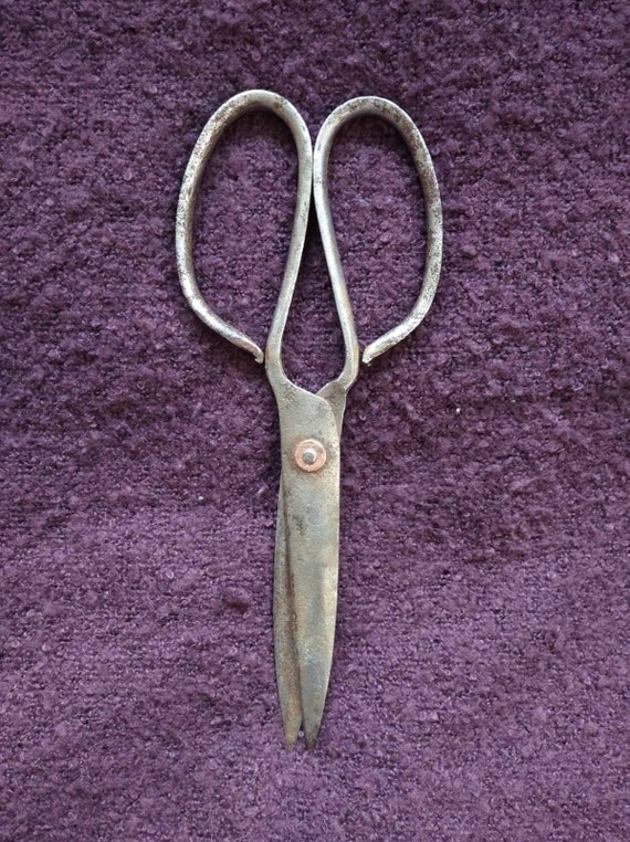 Antique Hand Forged Scissors | Etsy