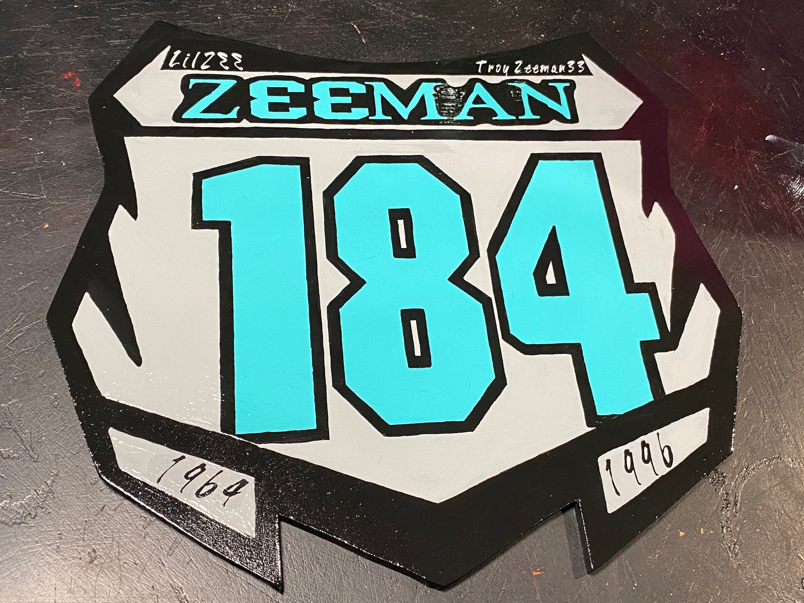 Number Plate Sign - Etsy