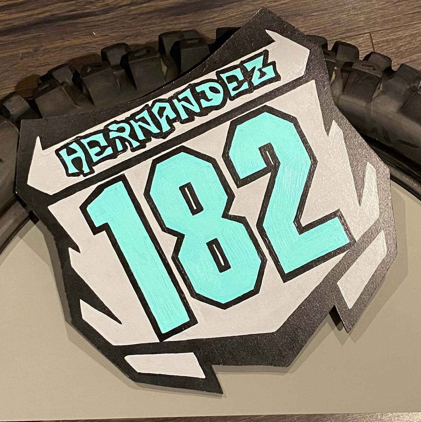 Number Plate Sign - Etsy