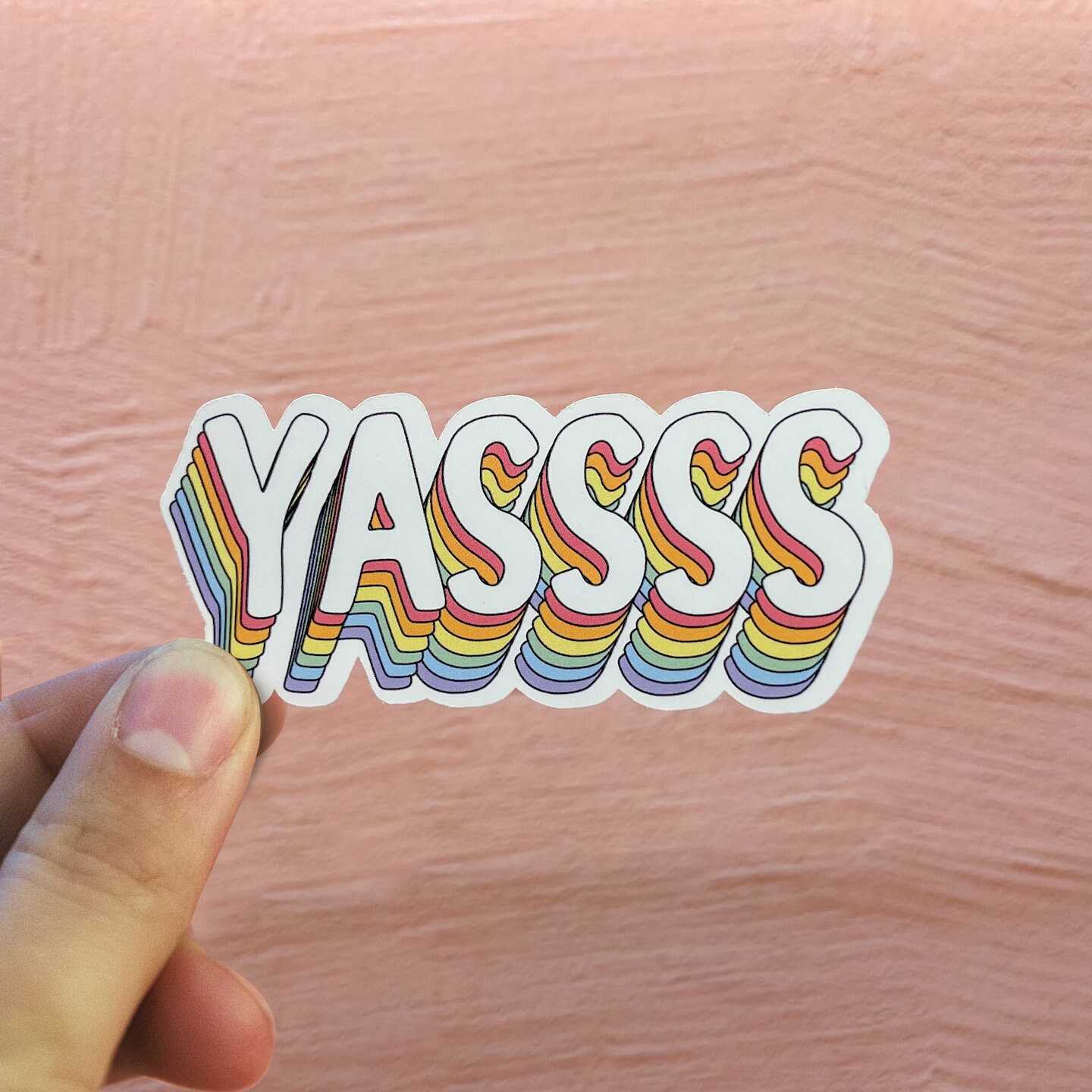 Yassss Die Cut Sticker - Etsy