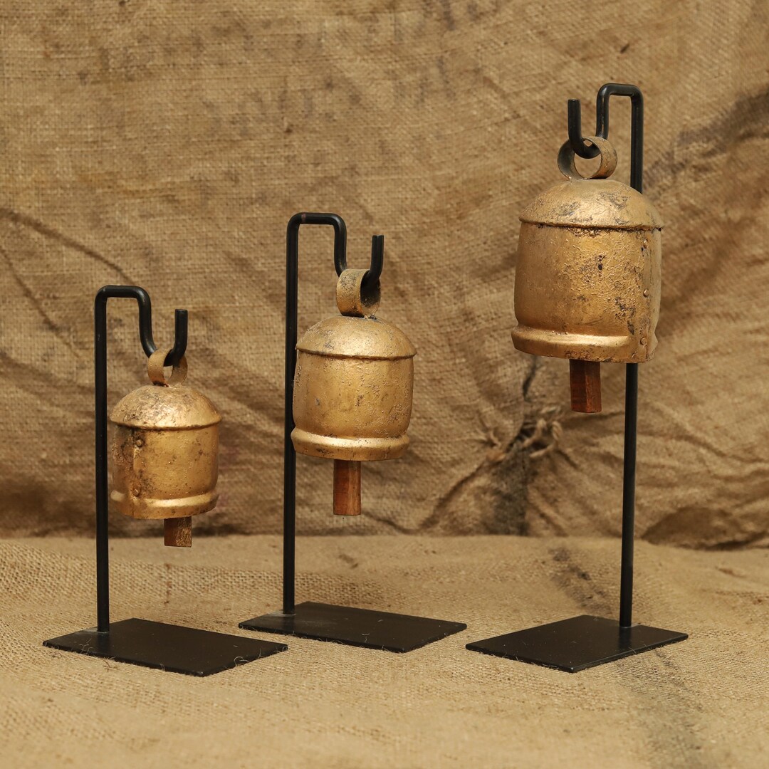 Rustic Handmade Christmas Cowbells: Vintage Jingle Bell Set - Etsy