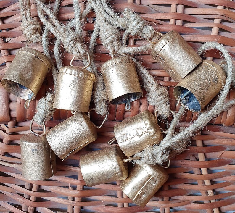 HIGHBIX 4cm Vintage Rustic Lucky Cone-cylinder Tin Cow Bells - Etsy