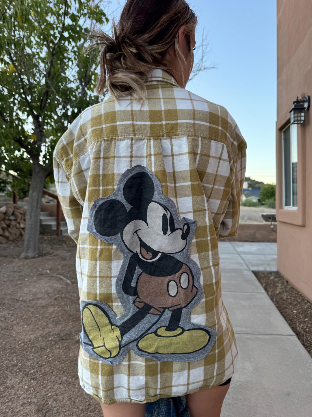 Custom Made mickey Flannel - Etsy