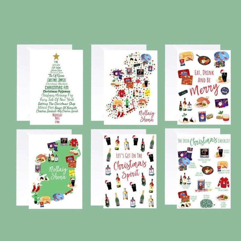 Irish Christmas Cards - Etsy