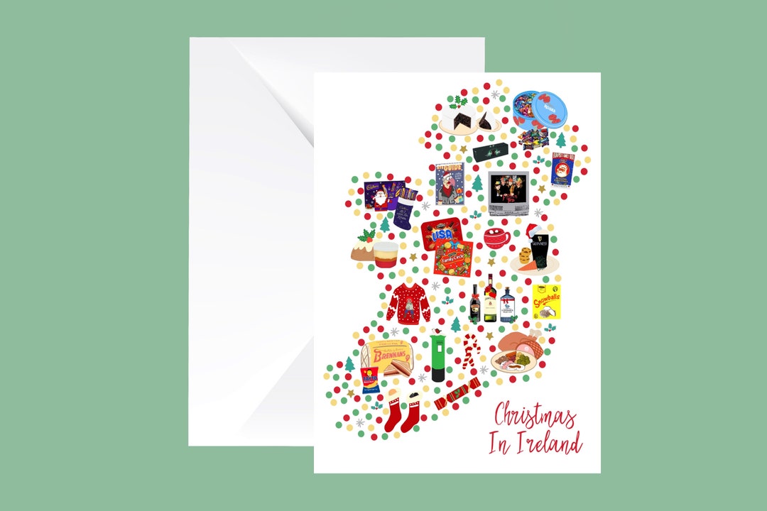 Irish Christmas Card Nollaig Shona Merry Christmas - Etsy